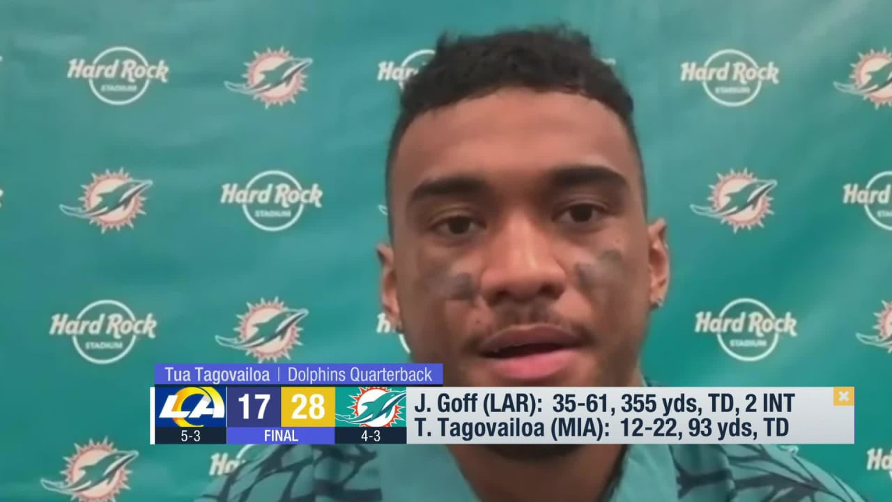 Miami Dolphins QB Tua Tagovailoa breaks down his first NFL start