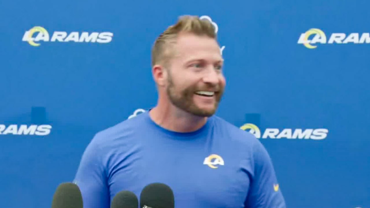 Los Angeles Rams Sean McVay looks ahead to his first-time fatherhood ...