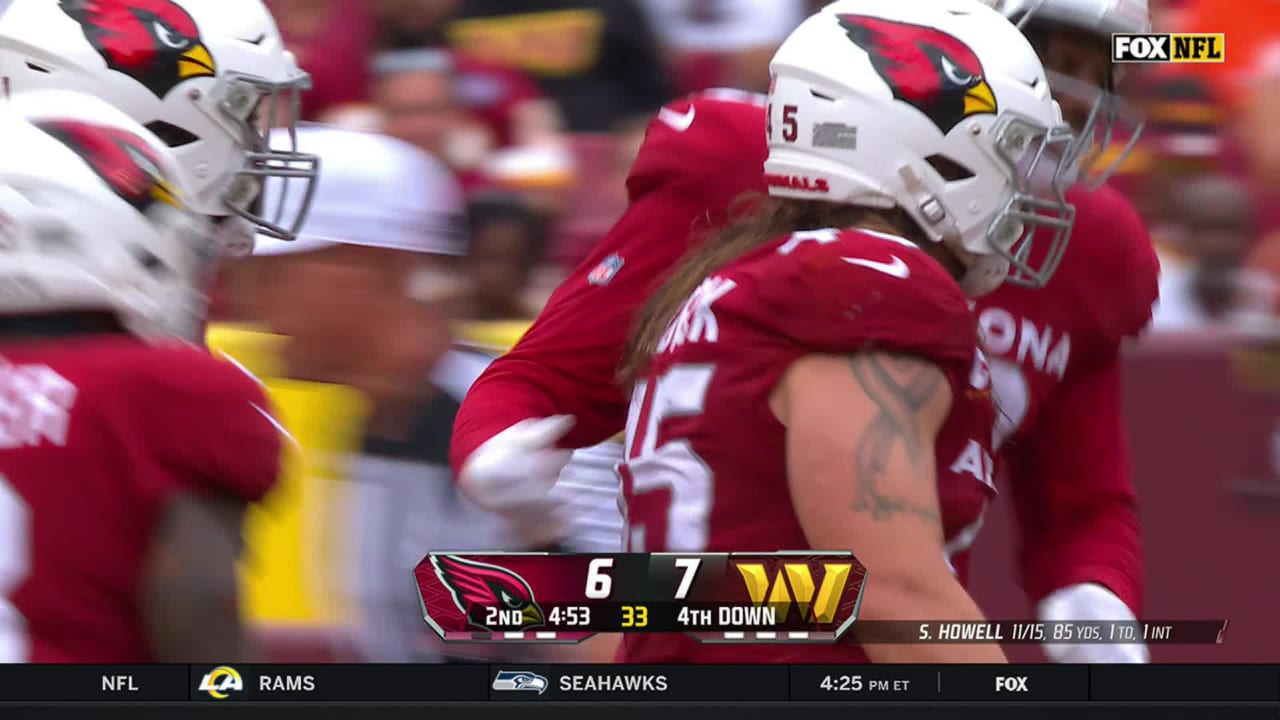 Arizona Cardinals linebacker Dennis Gardeck suplexes Washington ...