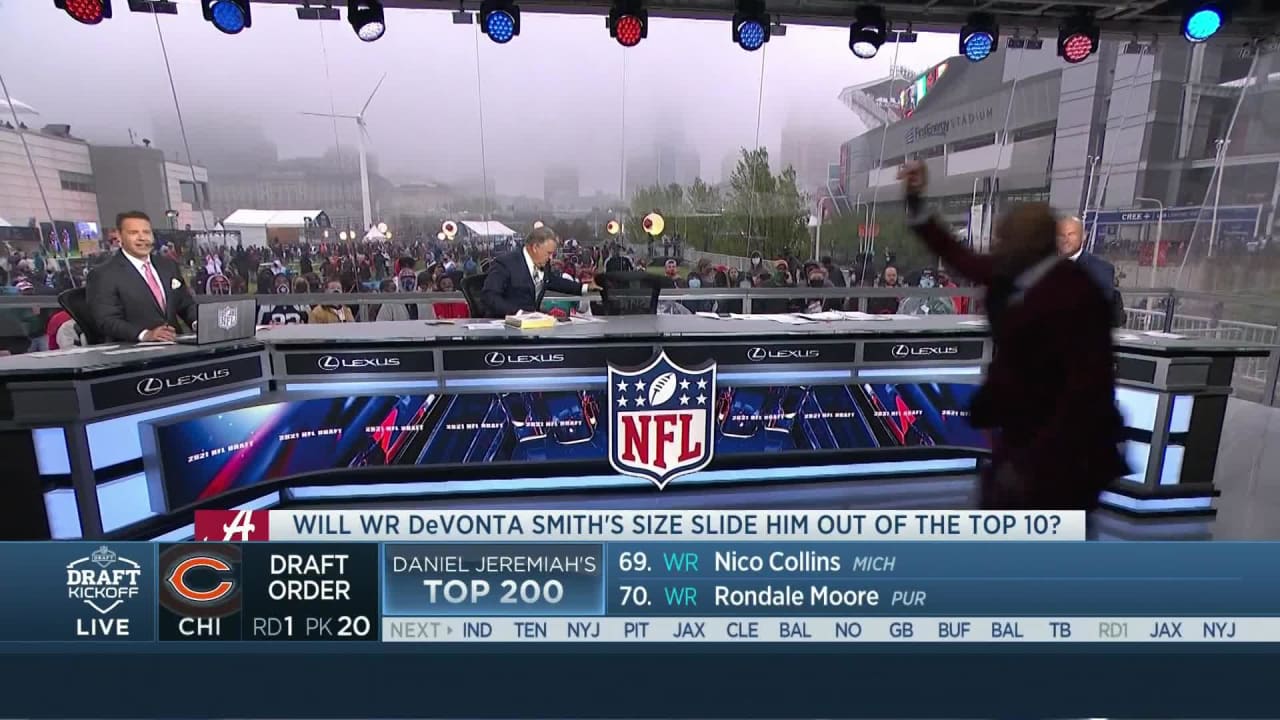NFL Network's Steve Smith Sr. laps NFL Network set after Alabama wide ...