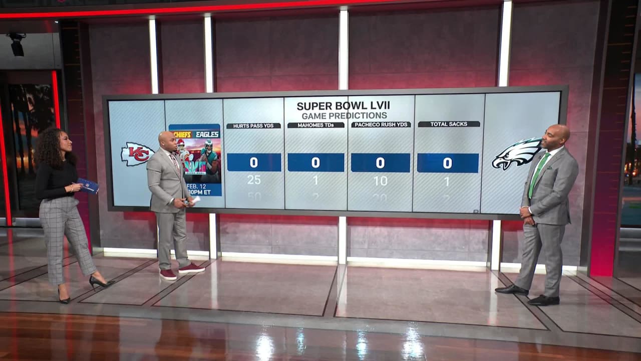 Super Bowl LVII game predictions for Chiefs and Eagles | 'NFL Total Access'