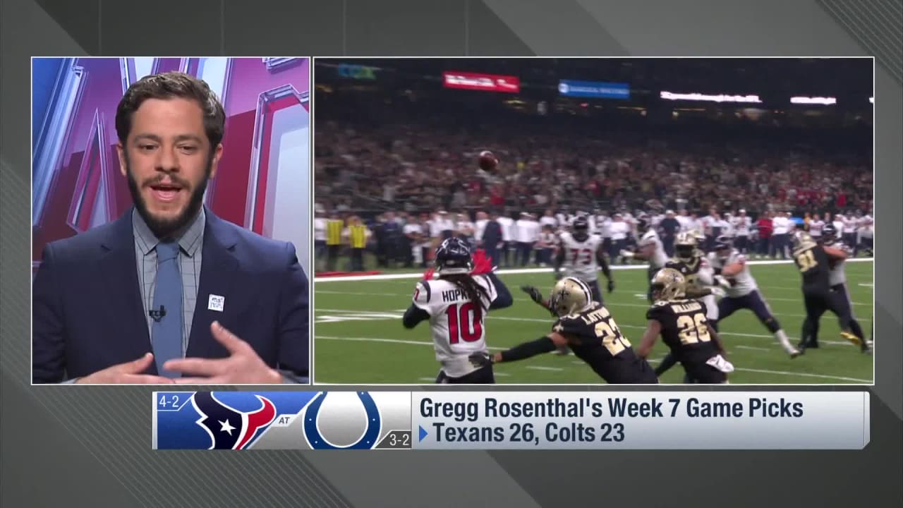 Gregg Rosenthal gives his game pick for Texans-Colts