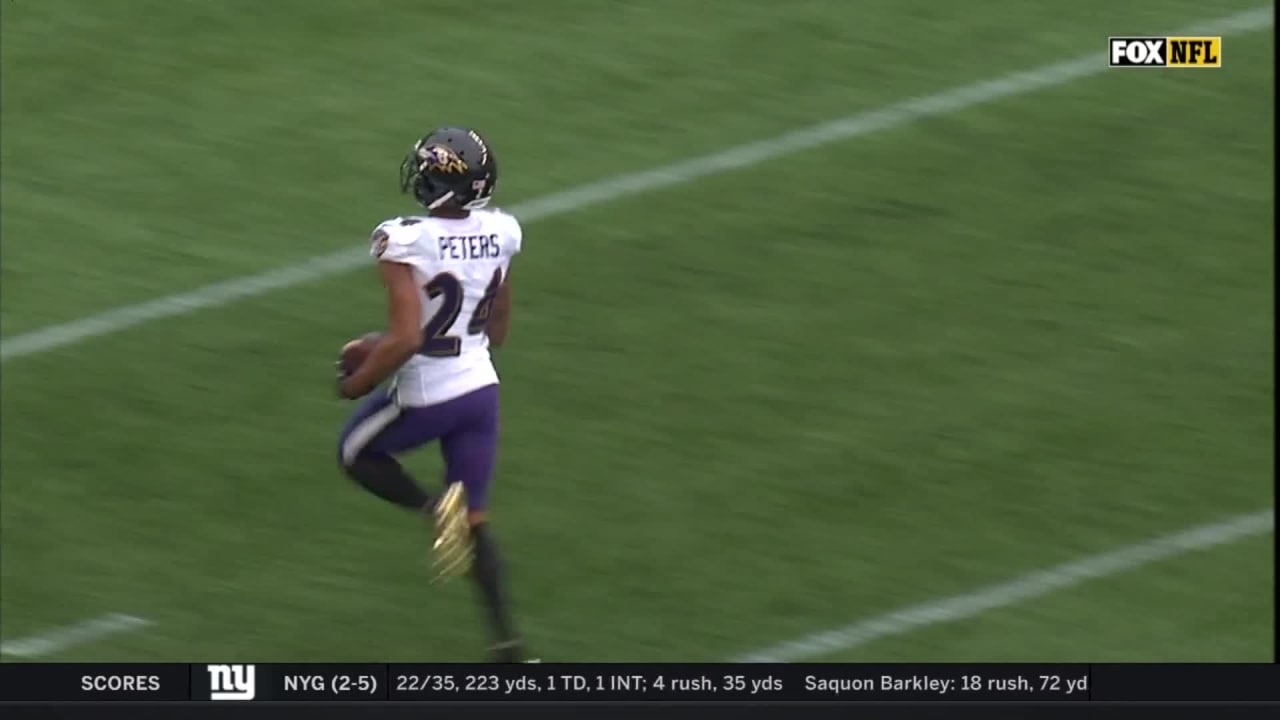 Can't-Miss Play: Marcus Peters introduces himself to Baltimore with 67 ...