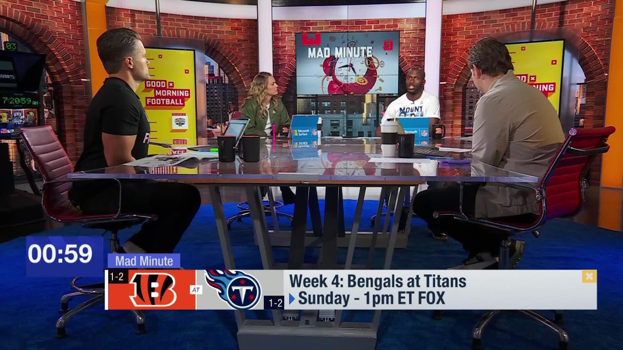 The 'Mad Minute' on Cincinnati Bengals-Tennessee Titans in Week 4 | 'GMFB'