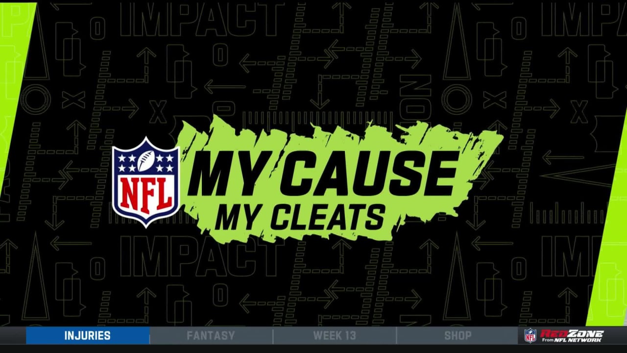 NFL players participate in the My Cause My Cleats initiative in Week 13