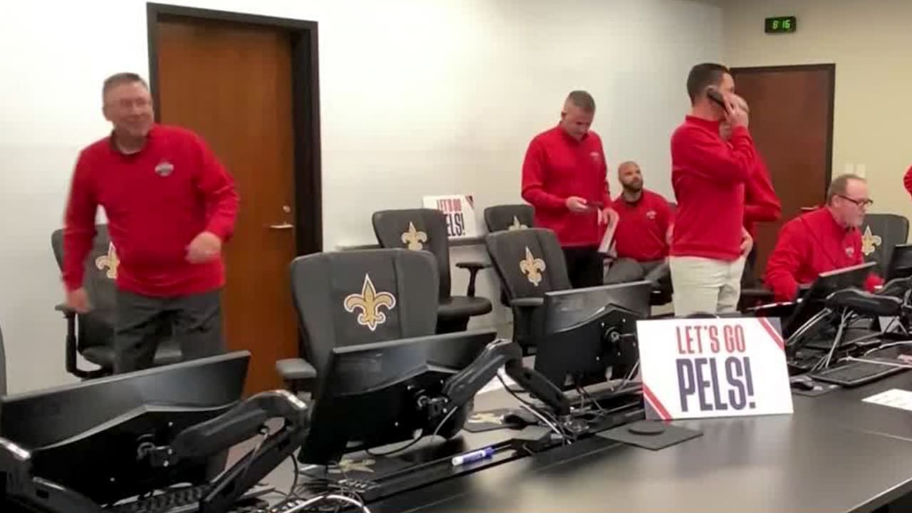 Take a look inside New Orleans Saints' draft room | 'NFL Draft Center'