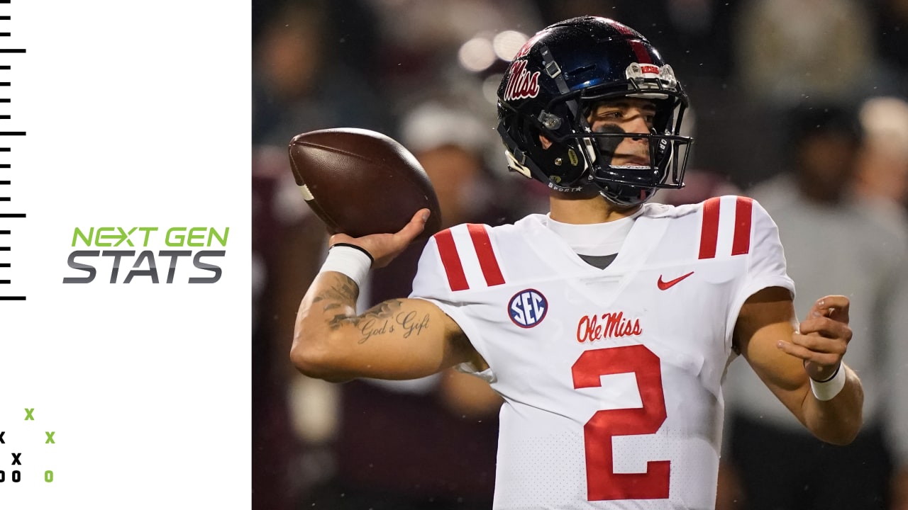 Top 5 QB prospects by draft score | Next Gen Stats