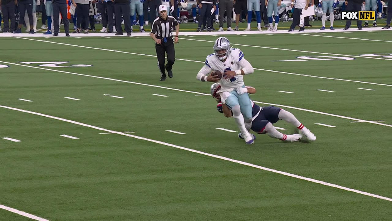 New England Patriots linebacker Jahlani Tavai gobbles up Dallas Cowboys ...