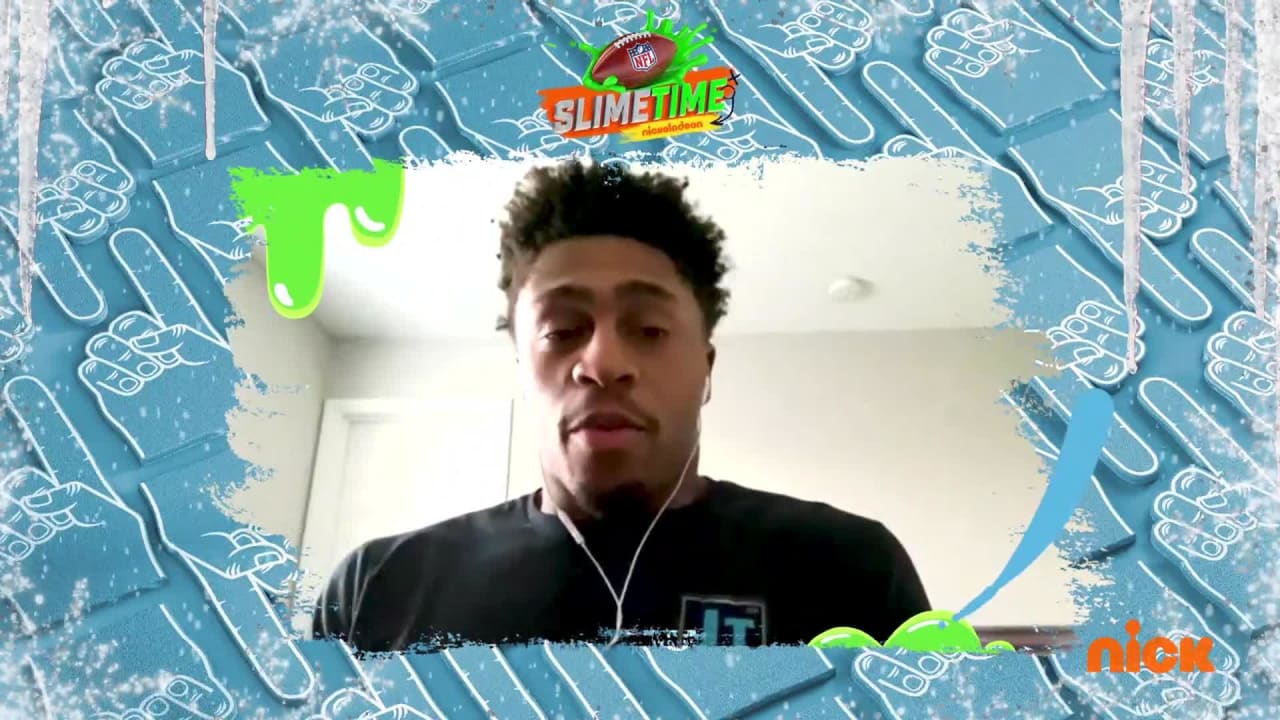 Indianapolis Colts running back Jonathan Taylor shares who he would slime | 'NFL Slimetime'