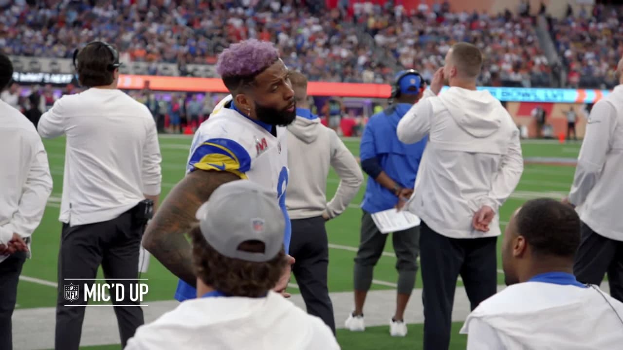 Los Angeles Rams wide receiver Odell Beckham Jr. on the sidelines: I ...