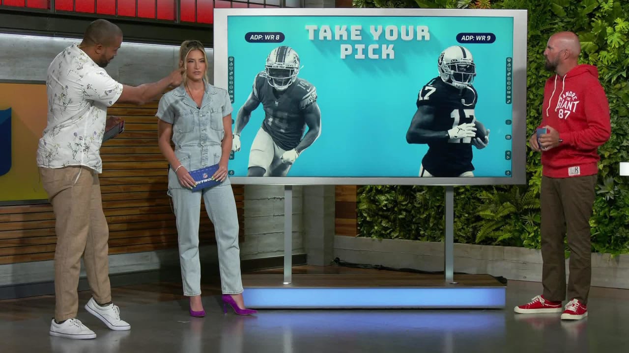 Should you draft Amon-Ra St. Brown or Davante Adams? | 'NFL Fantasy Live'