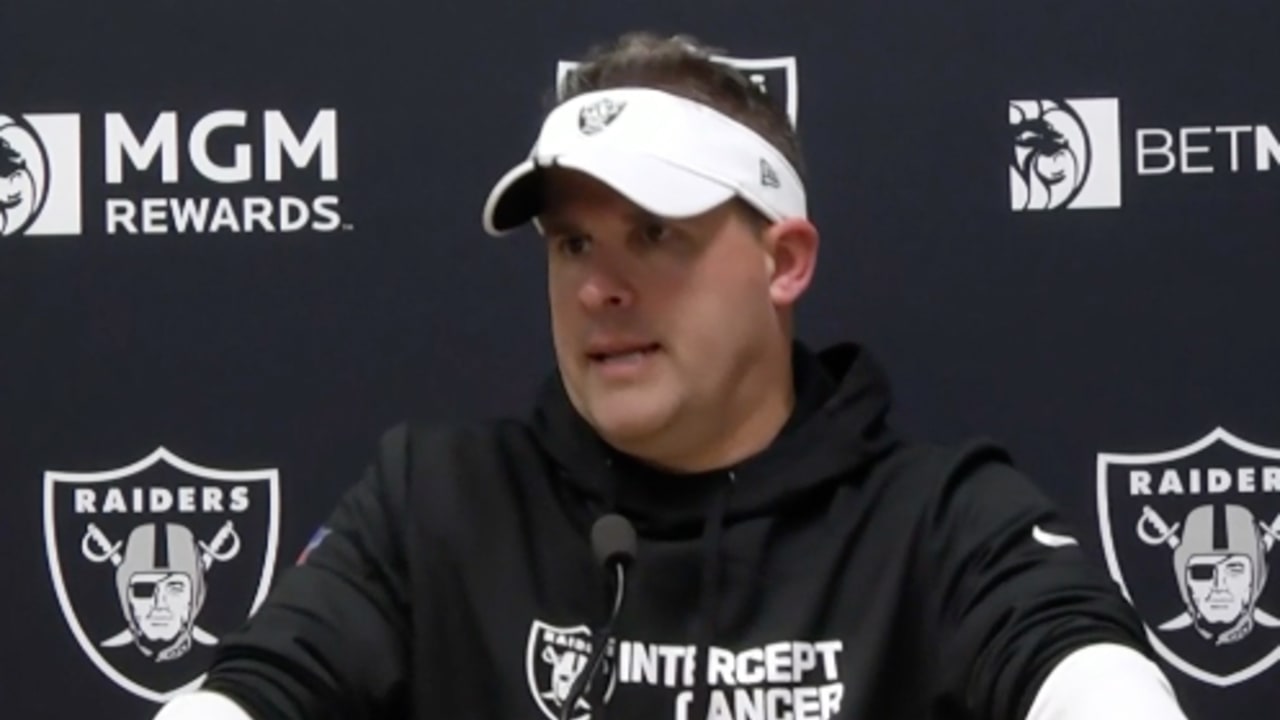 Head coach Josh McDaniels explains why Las Vegas Raiders went for two ...