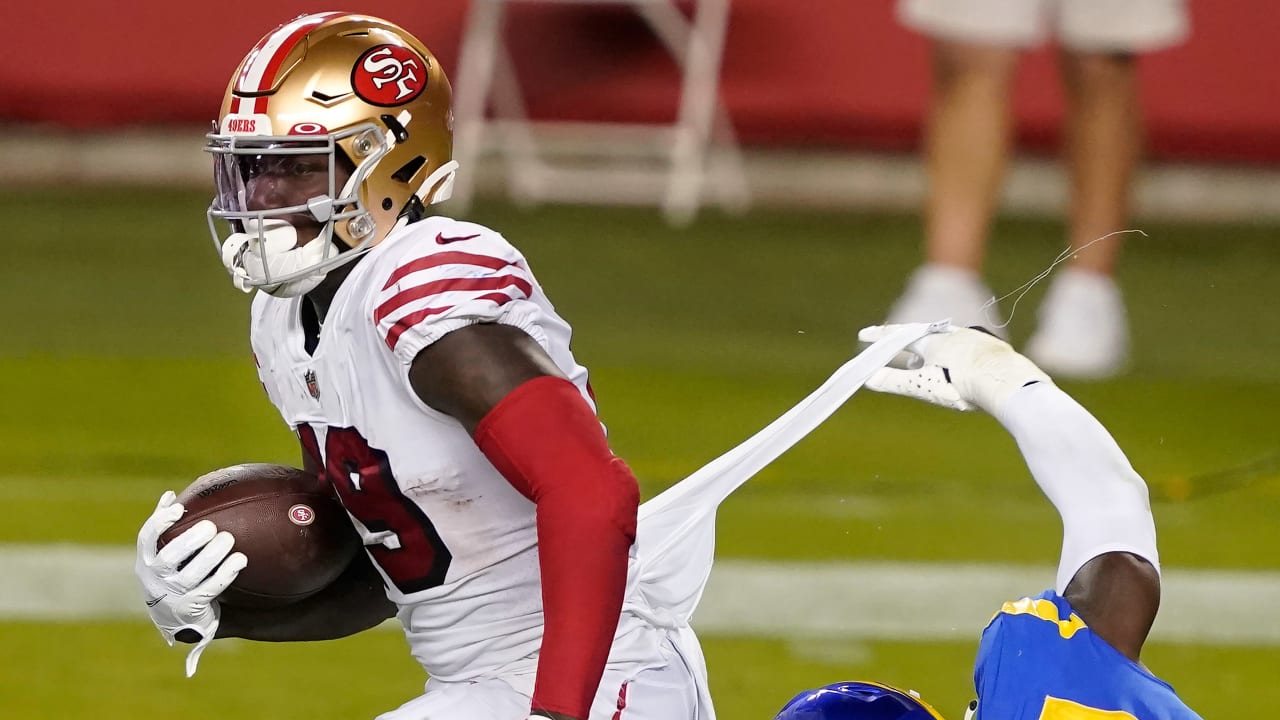 San Francisco 49ers wide receiver Deebo Samuel refuses to go down ...