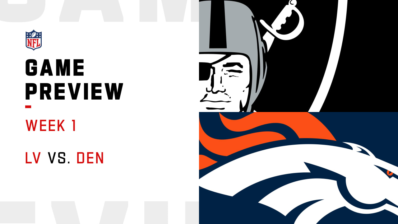 Las Vegas Raiders vs. Denver Broncos preview | Week 1