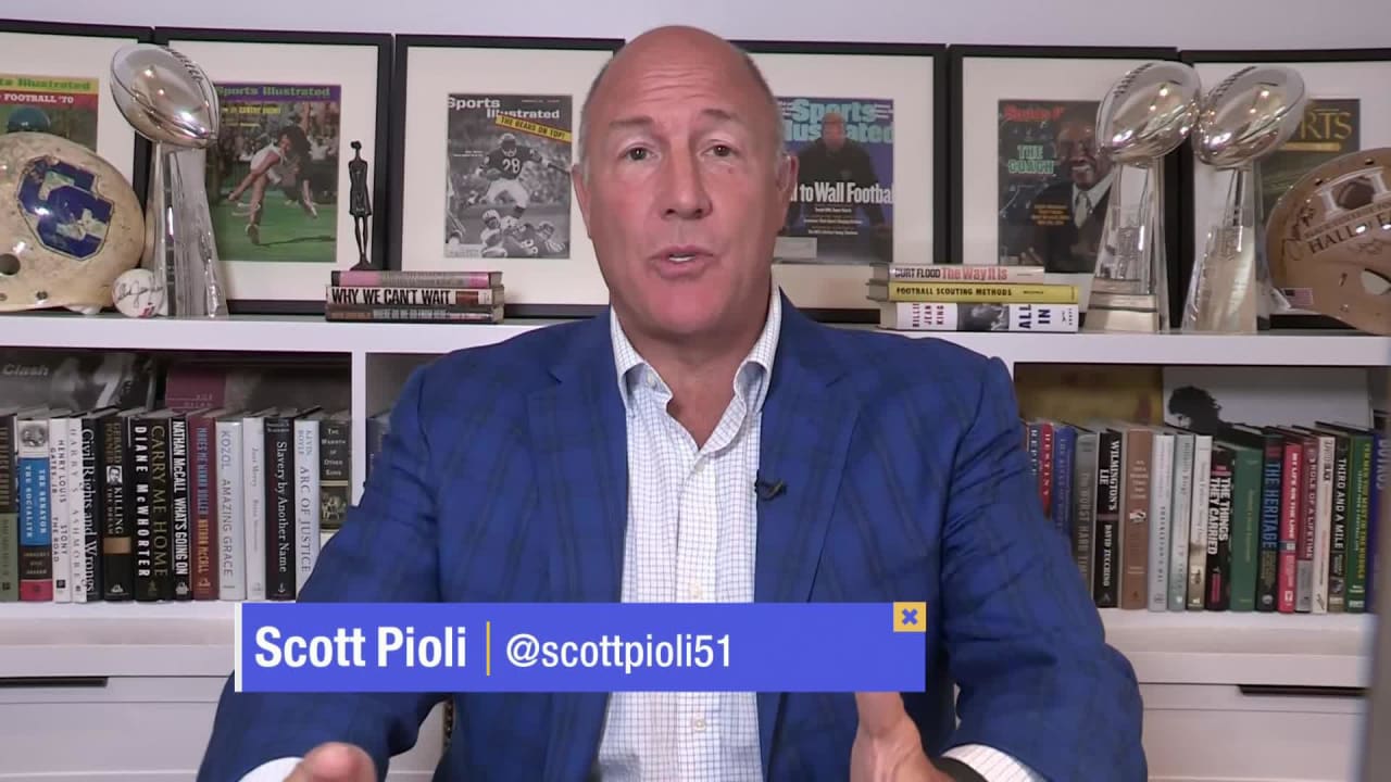 NFL Network's Scott Pioli reacts to Baltimore Ravens head coach John ...