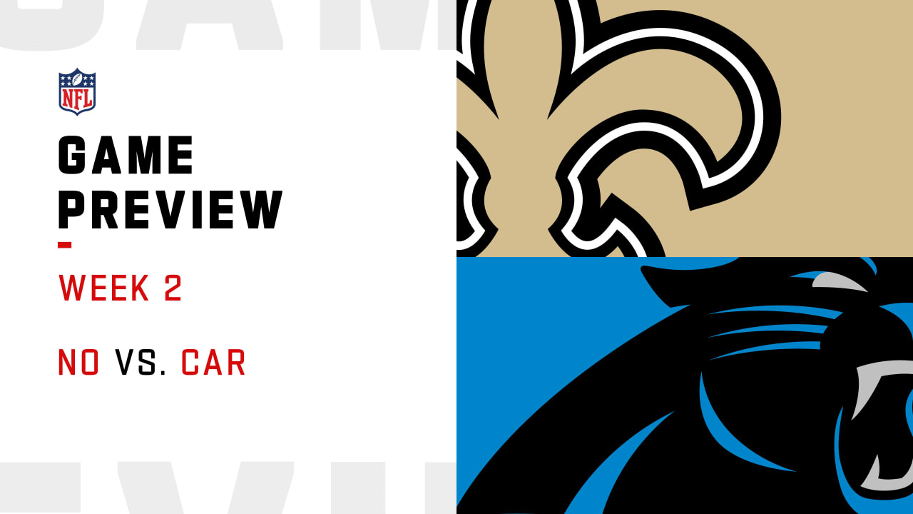 New Orleans Saints vs. Carolina Panthers preview | Week 2