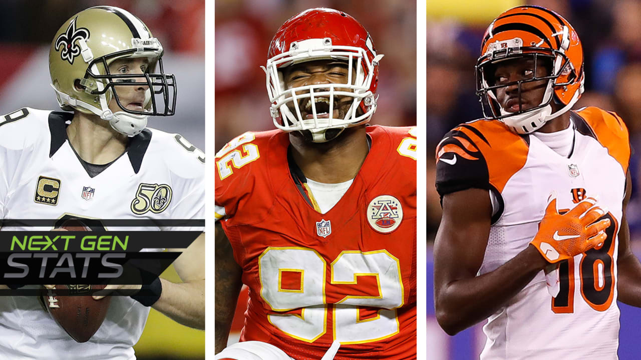 Drew Brees among the top 10 Next Gen Stats charts