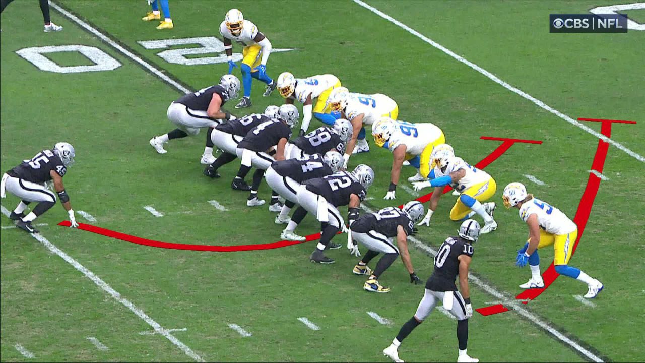 Las Vegas Raiders fullback Jakob Johnson's big-time block sparks Las ...