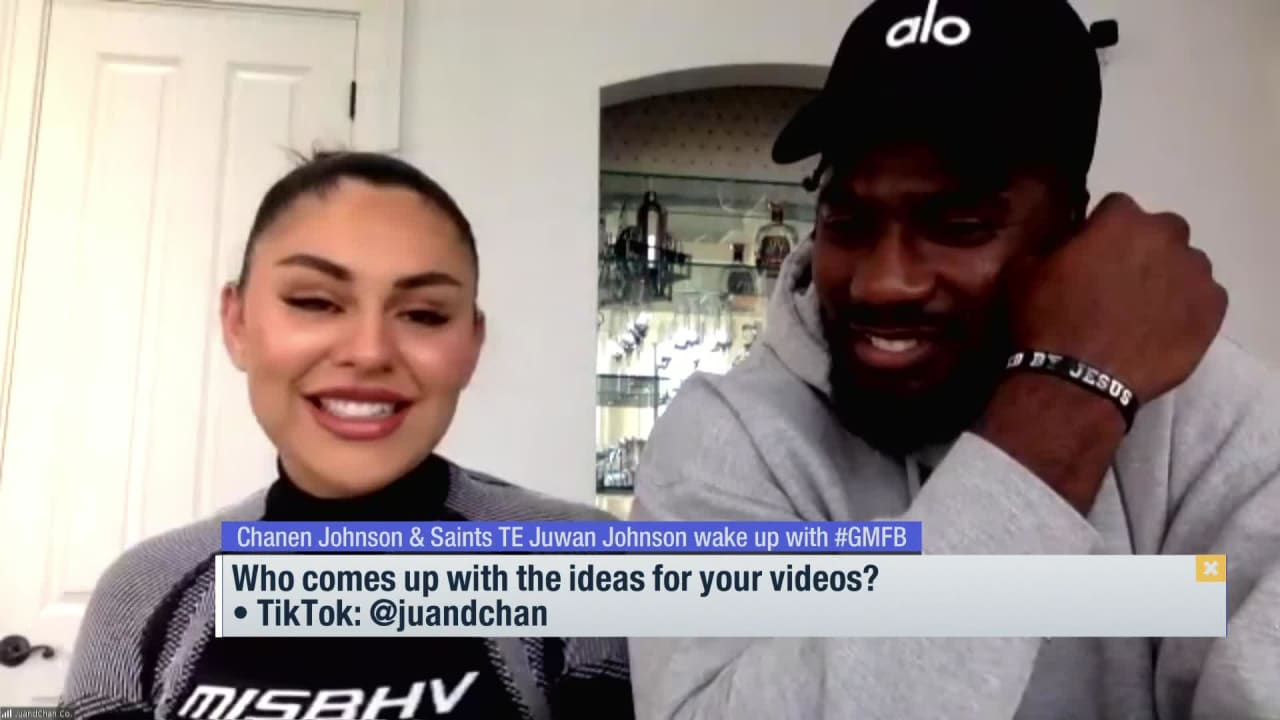 New Orleans Saints tight end Juwan Johnson, Chanen Johnson talk TikTok ...