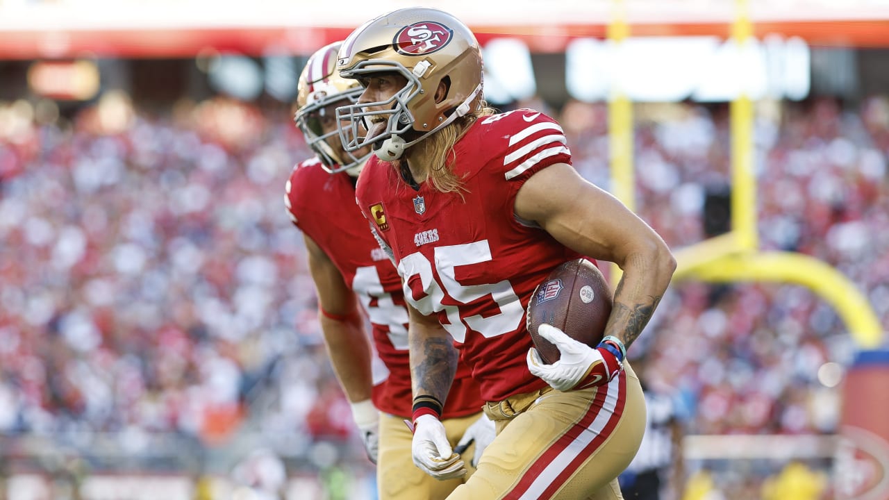 San Francisco 49ers tight end George Kittle's first touchdown of 2023 ...