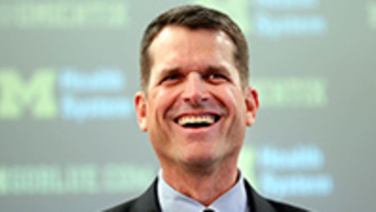 Jim Harbaugh 'comes home,' introduced as Michigan's coach