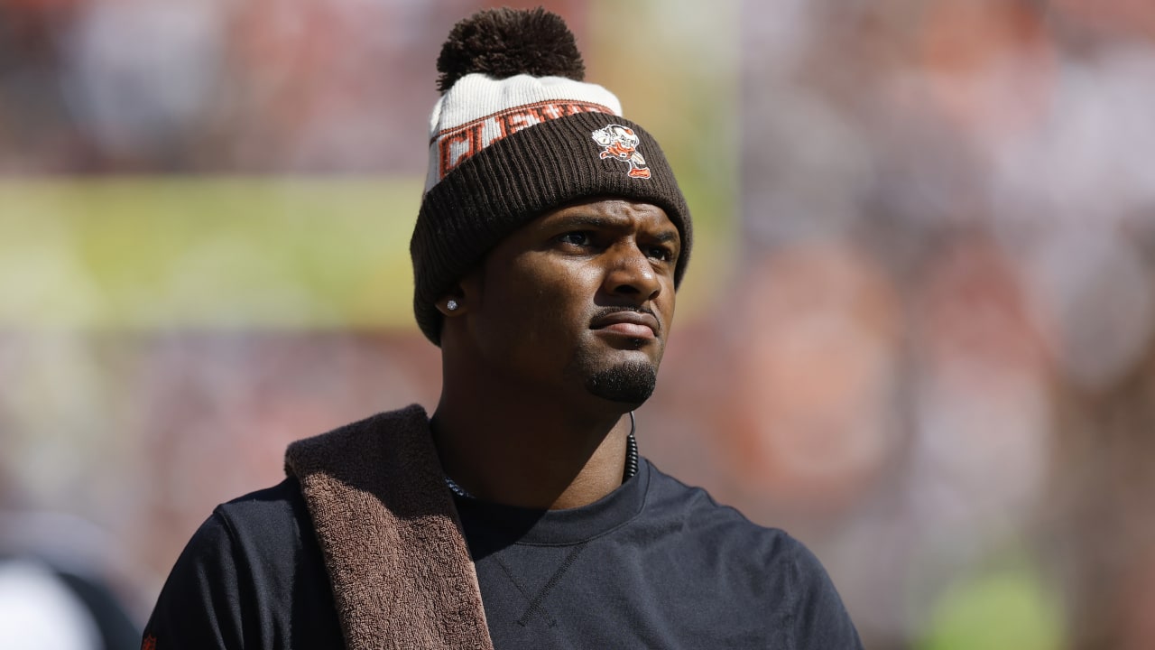 Browns QB Deshaun Watson (right shoulder) ruled out; P.J. Walker to start vs. 49ers