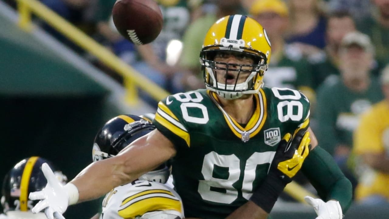 Rodgers enjoyed connecting with Graham on 8-yard TD