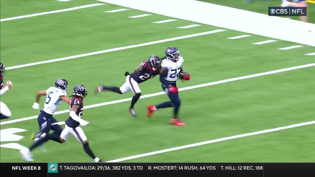 Tennessee Titans running back Derrick Henry goes into overdrive on 41 ...