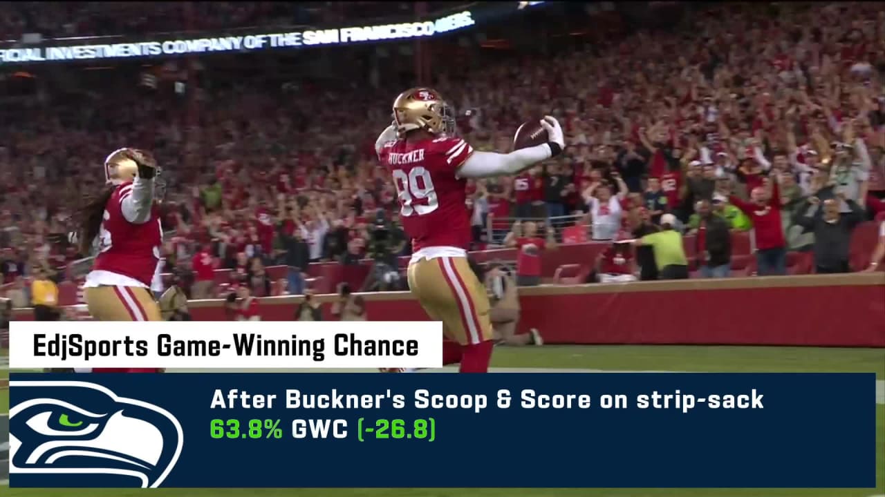 Biggest 4th-quarter and overtime swings in the Seahawks' win over the 49ers