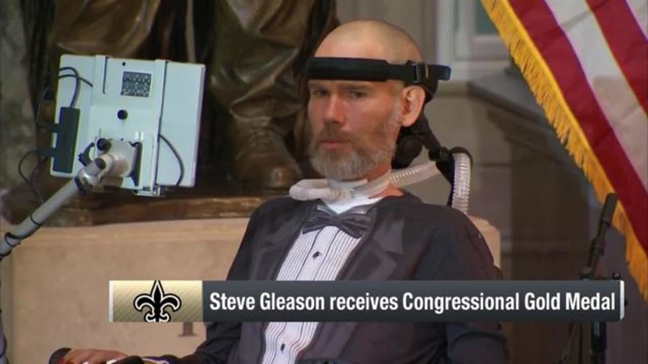 Steve Gleason receives Congressional Gold Medal