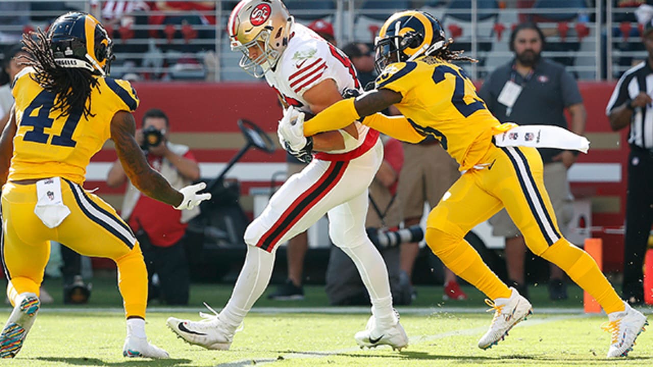 Kittle caps impressive drive with toe-tap TD