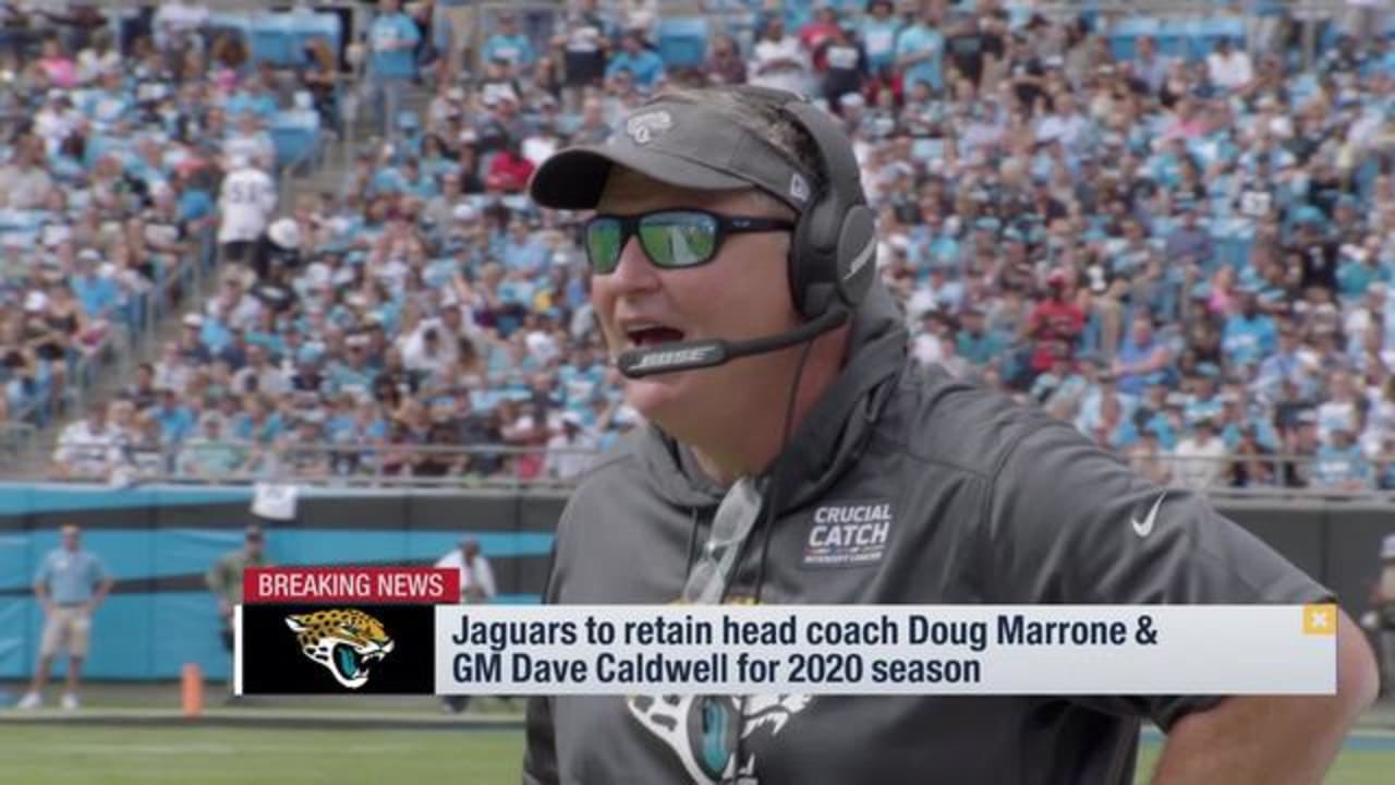 Jaguars to retain coach Doug Marrone and GM Dave Caldwell for 2020 season