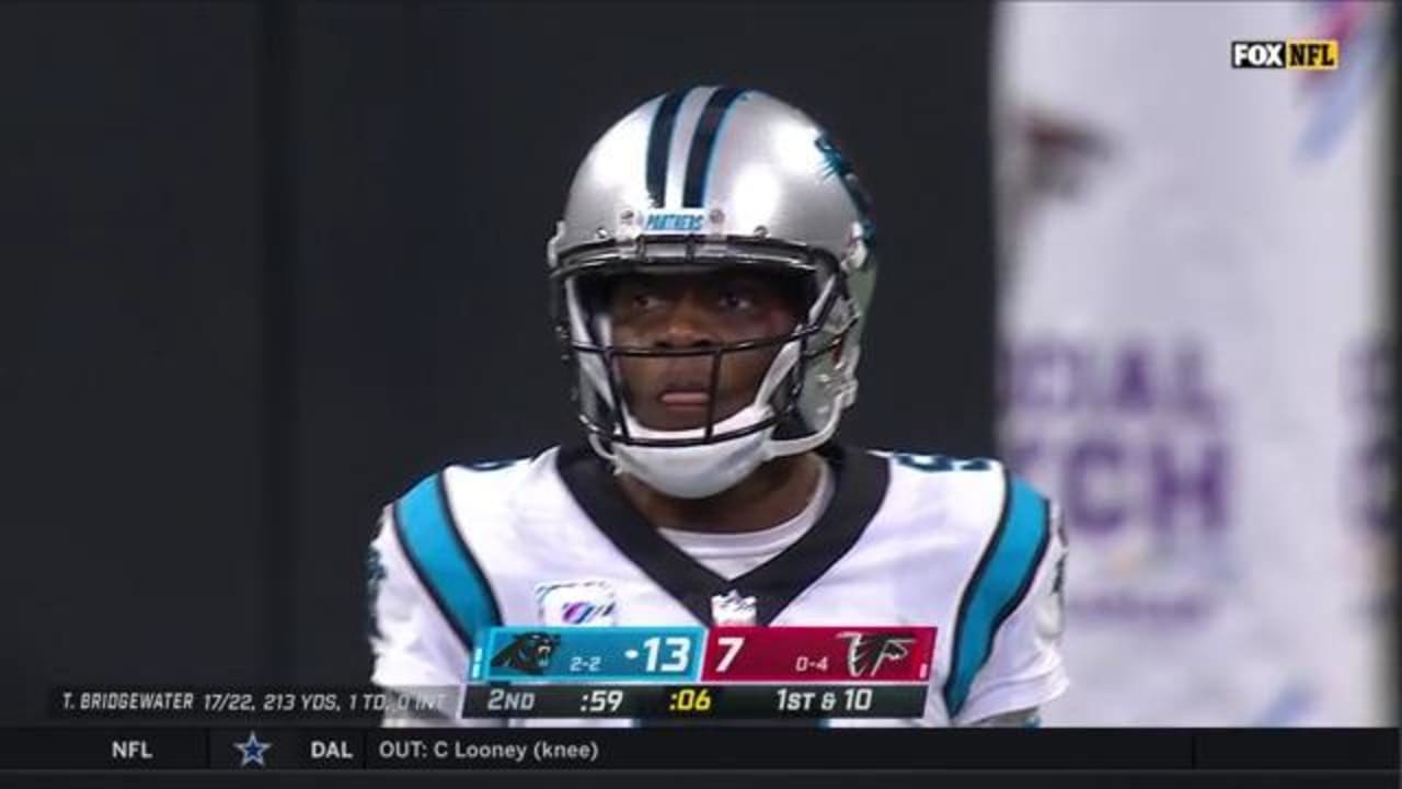 Carolina Panthers running back Mike Davis cuts all the way back on ...