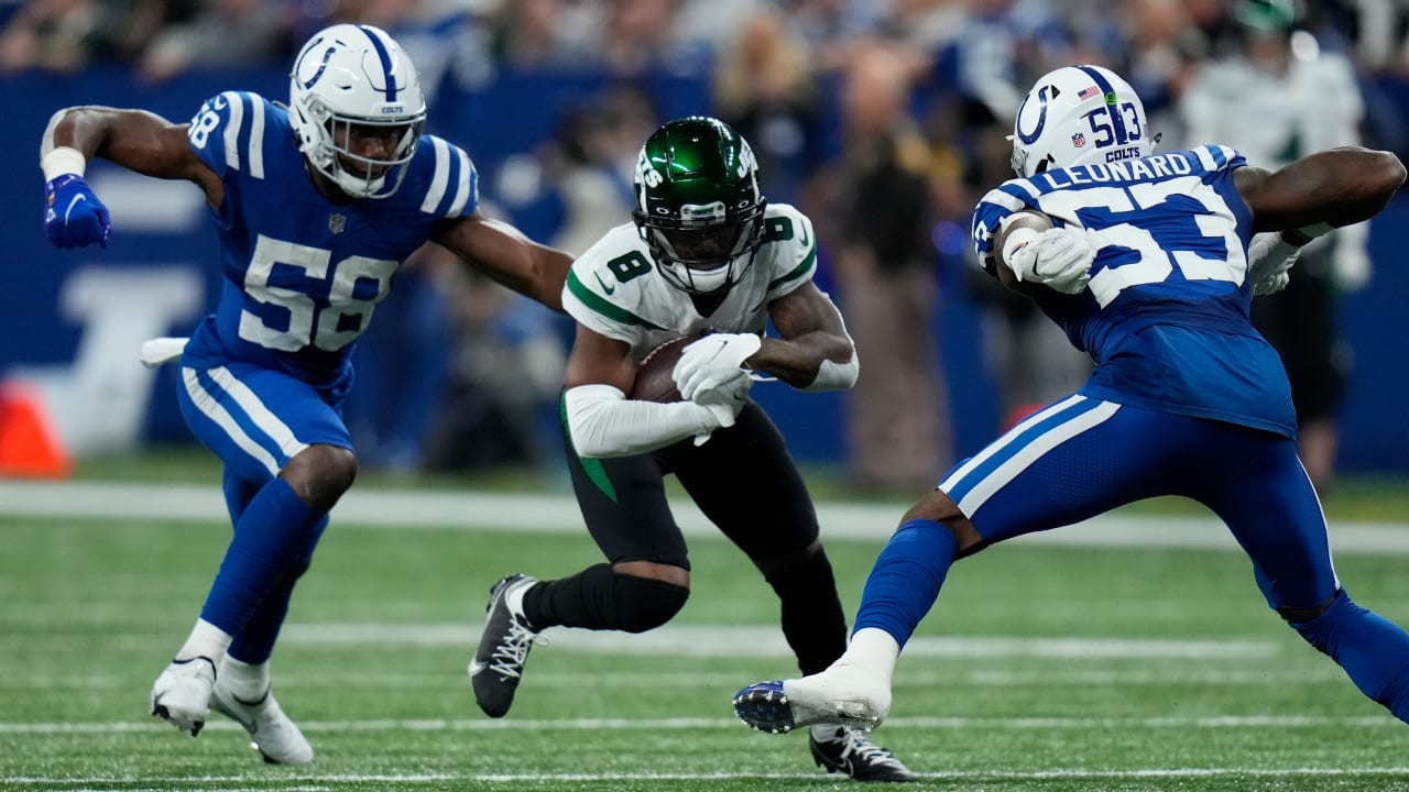 New York Jets wide receiver Elijah Moore's best catches from 2-TD game ...