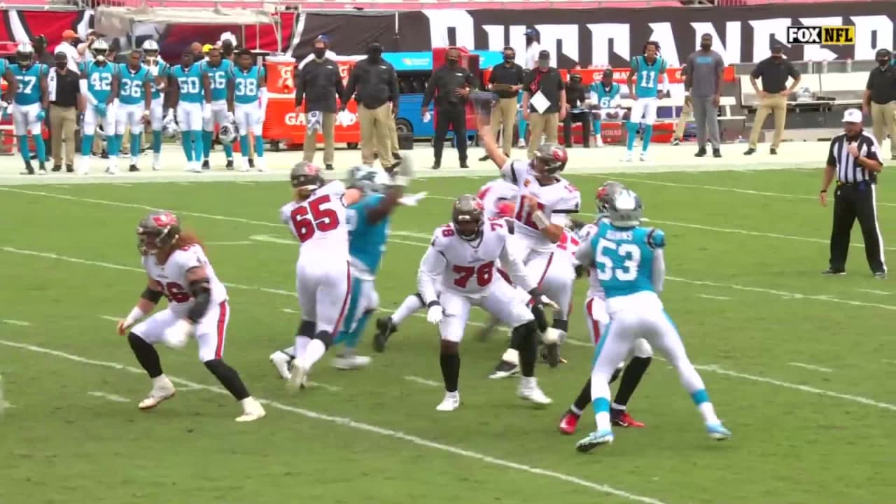 Carolina Panthers cornerback Donte Jackson makes diving INT after Brady ...
