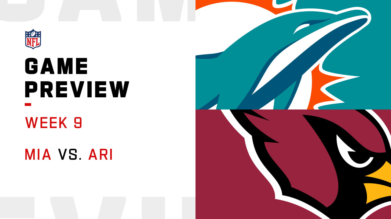 Miami Dolphins vs. Arizona Cardinals preview | Week 9