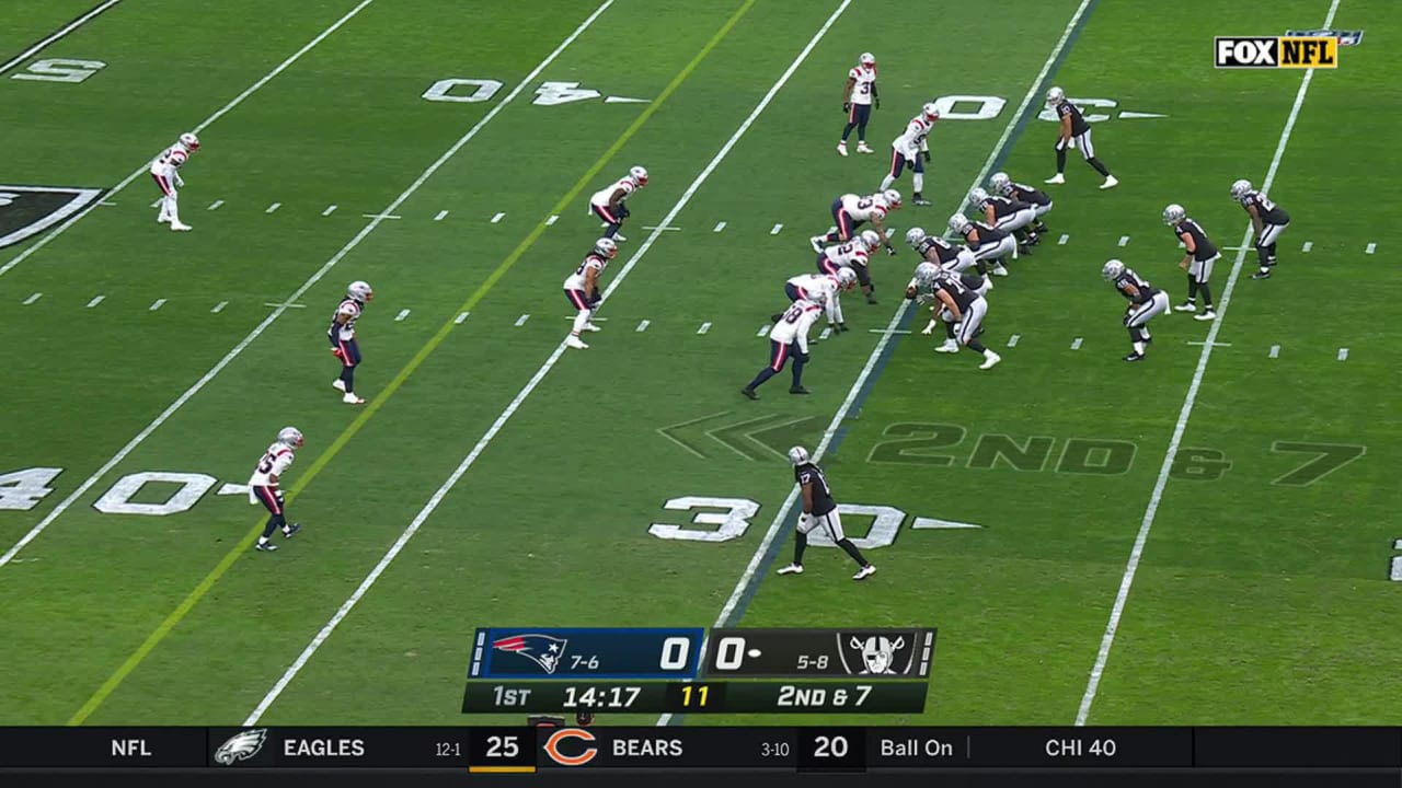 Las Vegas Raiders running back Josh Jacobs' best plays from 110-yard game vs. New England ...