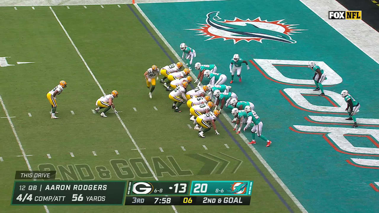 Green Bay Packers running back A.J. Dillon's goal-line TD surge brings ...