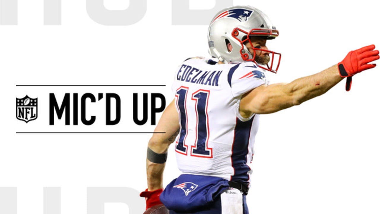 Mic D Up Julian Edelman Hypes Up Tom Brady Patriots On Sidelines