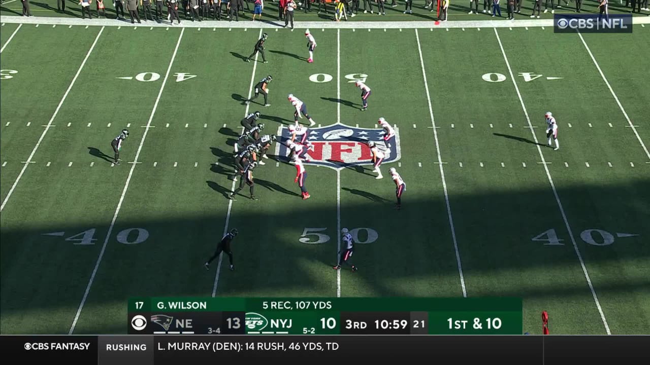 New York Jets tight end Tyler Conklin left all alone on 27-yard seam ...