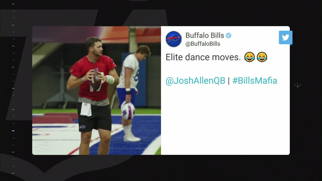 Buffalo Bills quarterback Josh Allen shows off his dance moves at Bills ...
