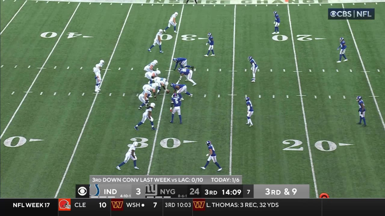 New York Giants defensive end Kayvon Thibodeaux nearly has pick-six on ...