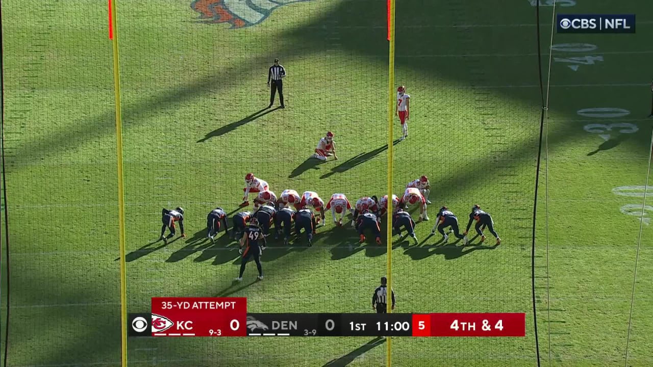 Kansas City Chiefs kicker Harrison Butker's 35-yard field goal opens ...