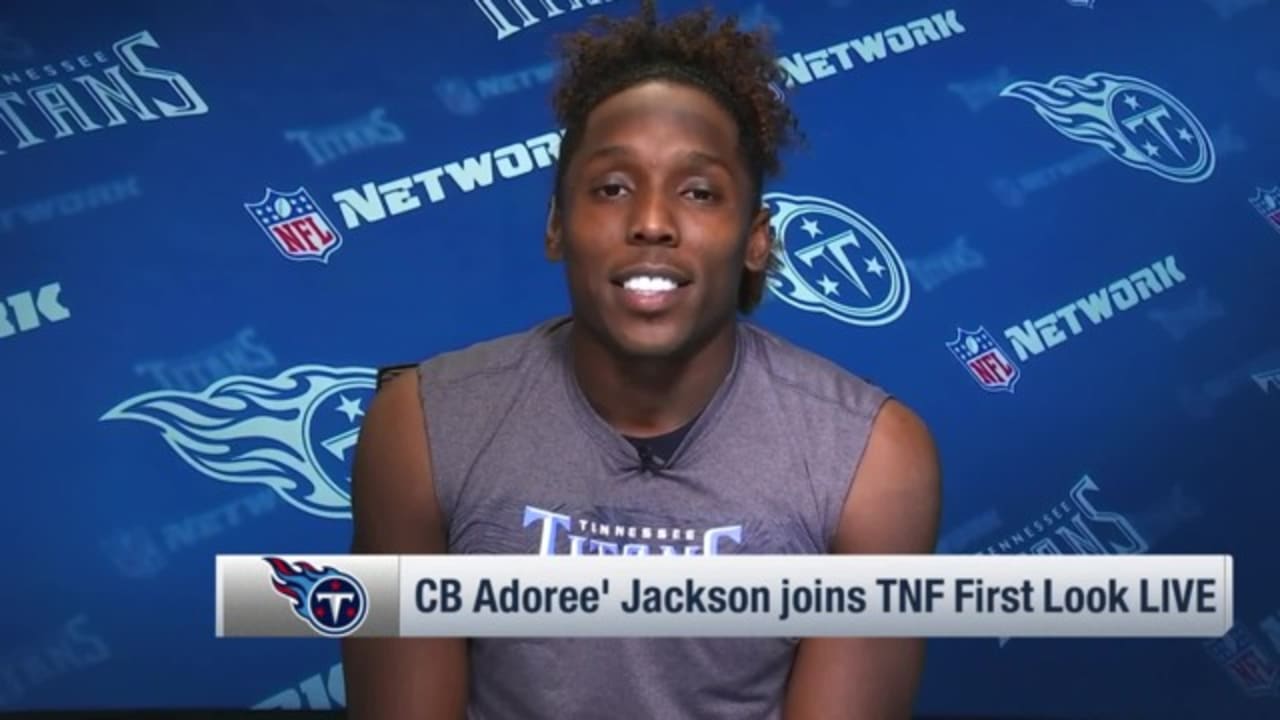 Tennessee Titans cornerback Adoree' Jackson reacts to first ...