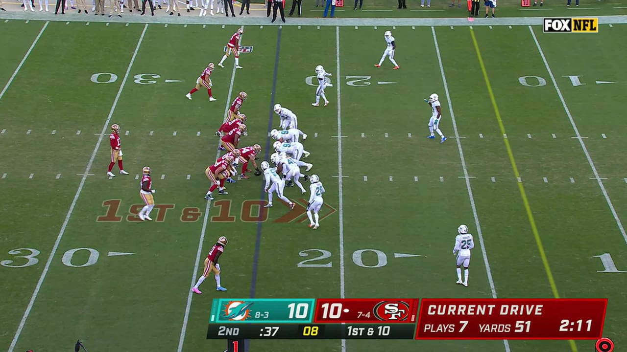 San Francisco 49ers quarterback Brock Purdy's bubble-screen completion ...