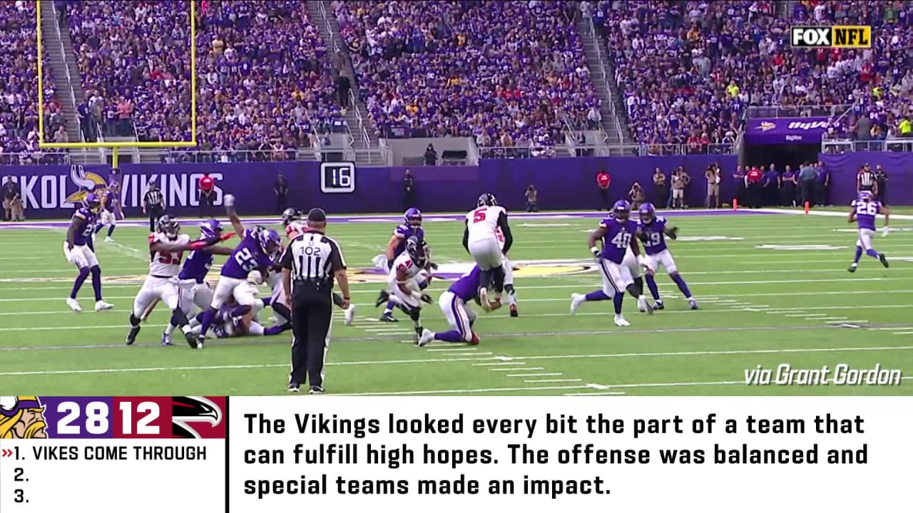 What We Learned: Falcons vs. Vikings | Week 1