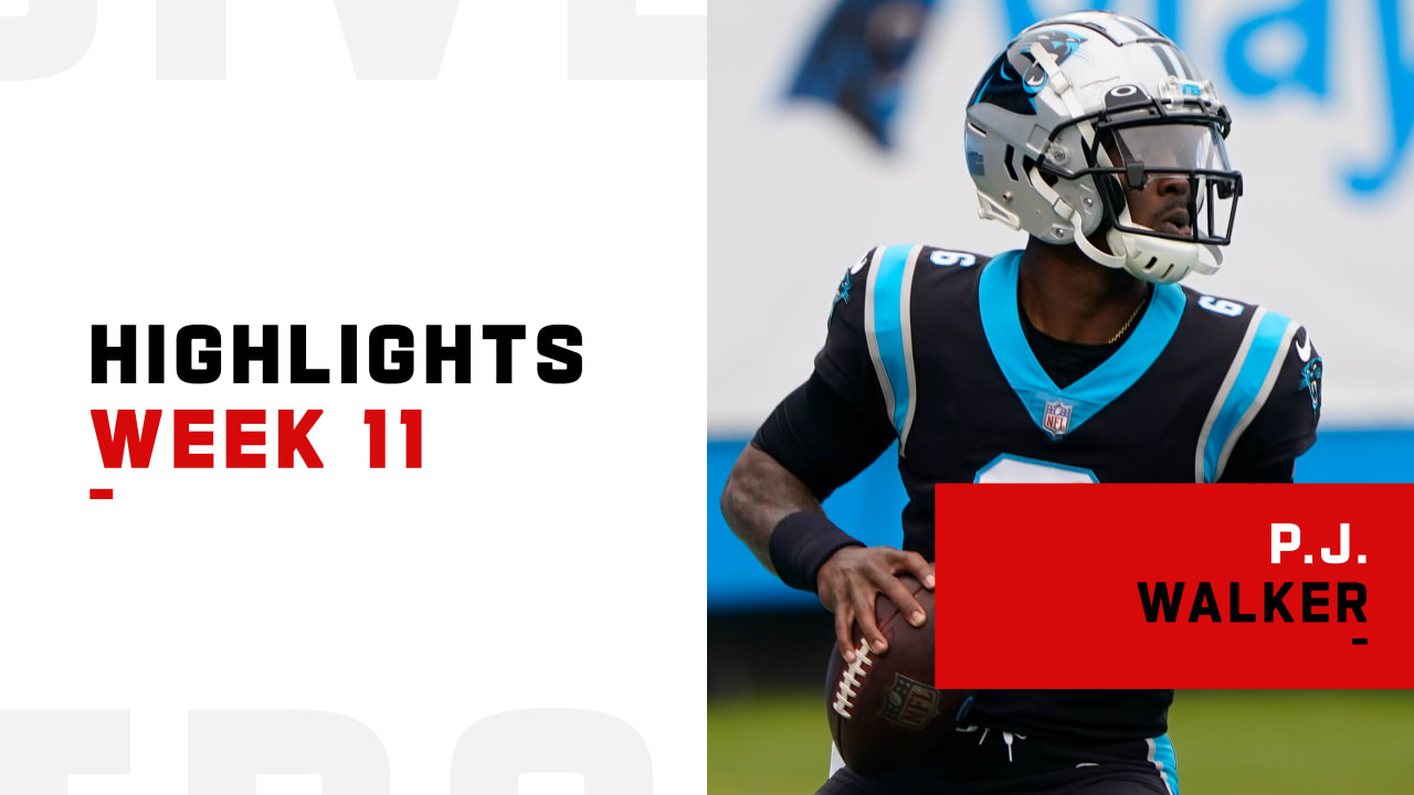 Carolina Panthers quarterback P.J. Walker's best plays in NFL starting ...