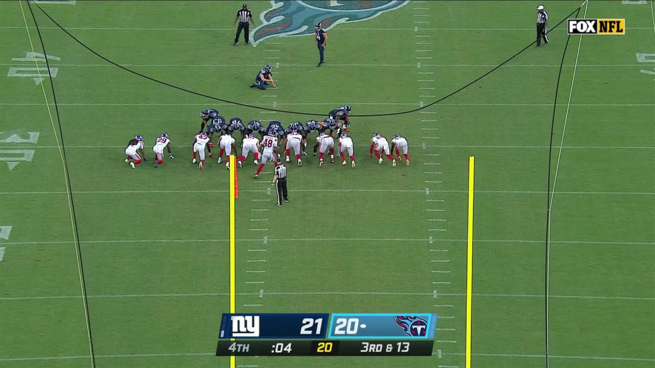 Tennessee Titans kicker Randy Bullock's would-be game-winning FG sails ...