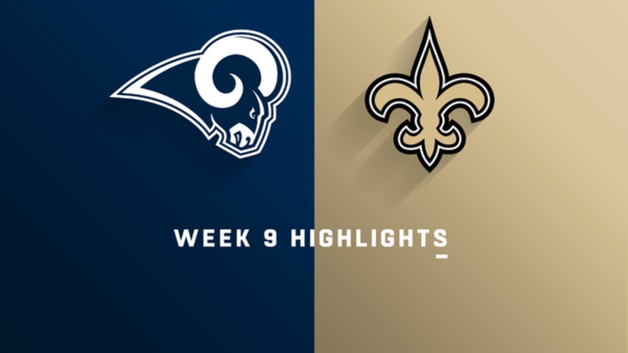 Rams vs. Saints highlights | Week 9
