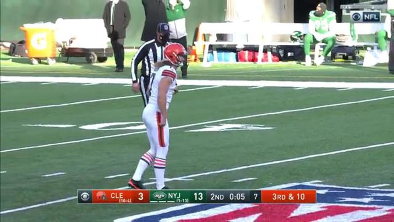 The Scottish Hammer, Cleveland punter Jamie Gillan, checks in at kicker ...